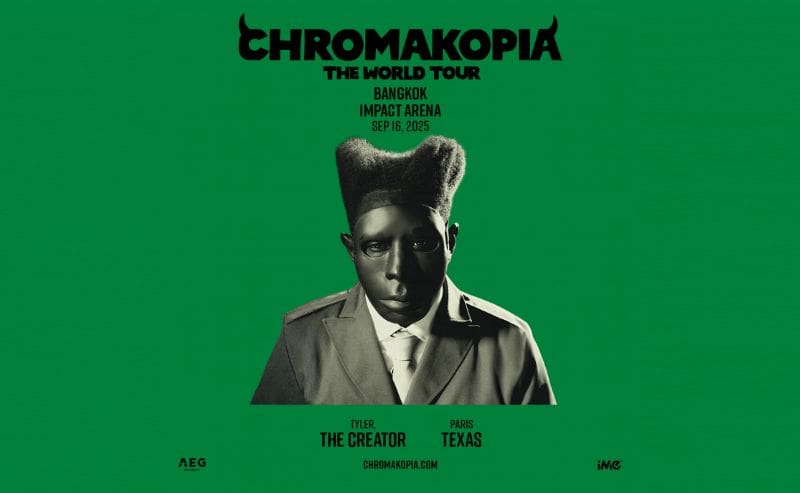 TYLER, THE CREATOR ปักหมุดเพิ่มการแสดงสำหรับ CHROMAKOPIA: THE WORLD ...