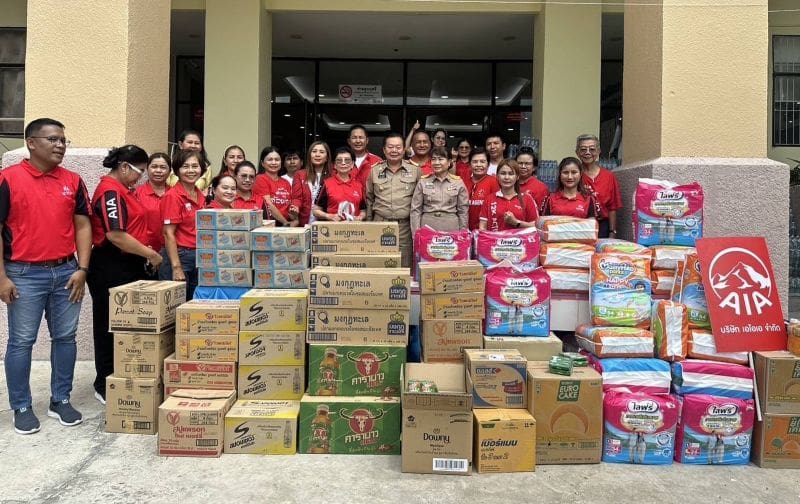เอไอเอ มอบถุงยังชีพ จำนวน 2,000 ถุง เพื่อส่งต่อความช่วยเหลือแก่ประชาชน ...